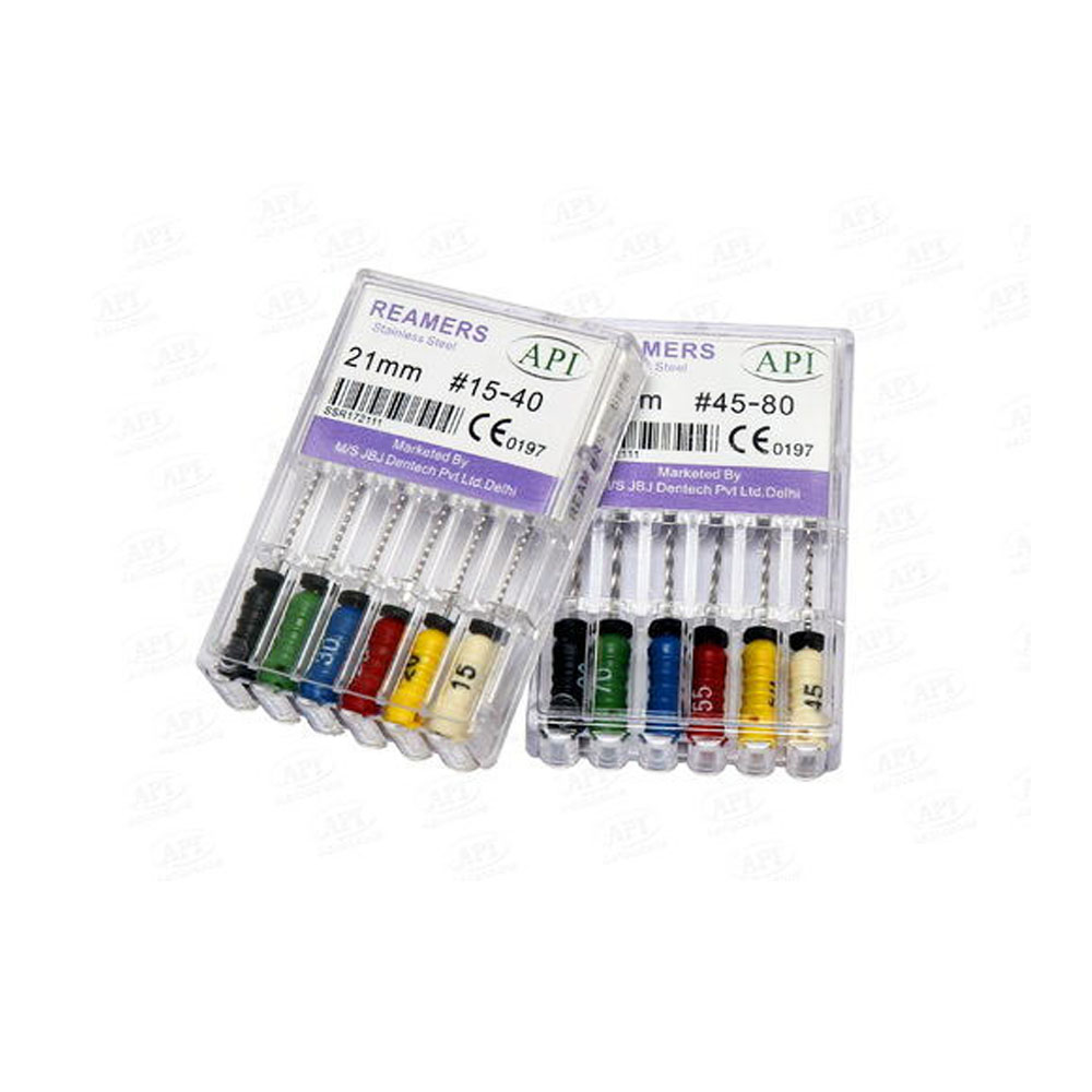Buy API Stainless Steel Reamers Online at Best Price | Dentalaaka.com