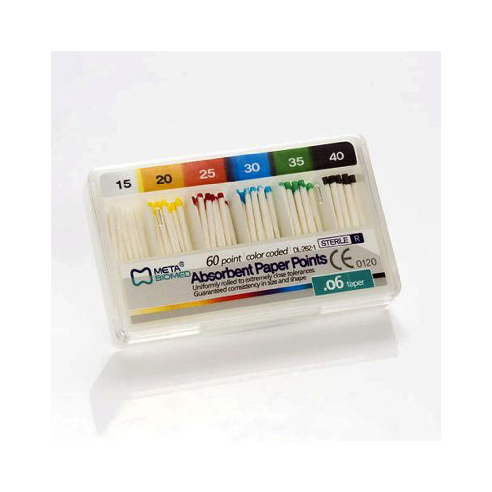 Buy META Absorbent Paper Points - 6% Online at Best Price | Dentalaaka.com