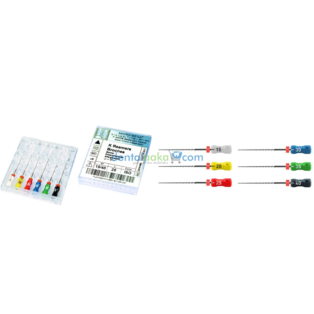 Buy MICRO MEGA REAMER FILES 25 Mm Online at Best Price | Dentalaaka.com