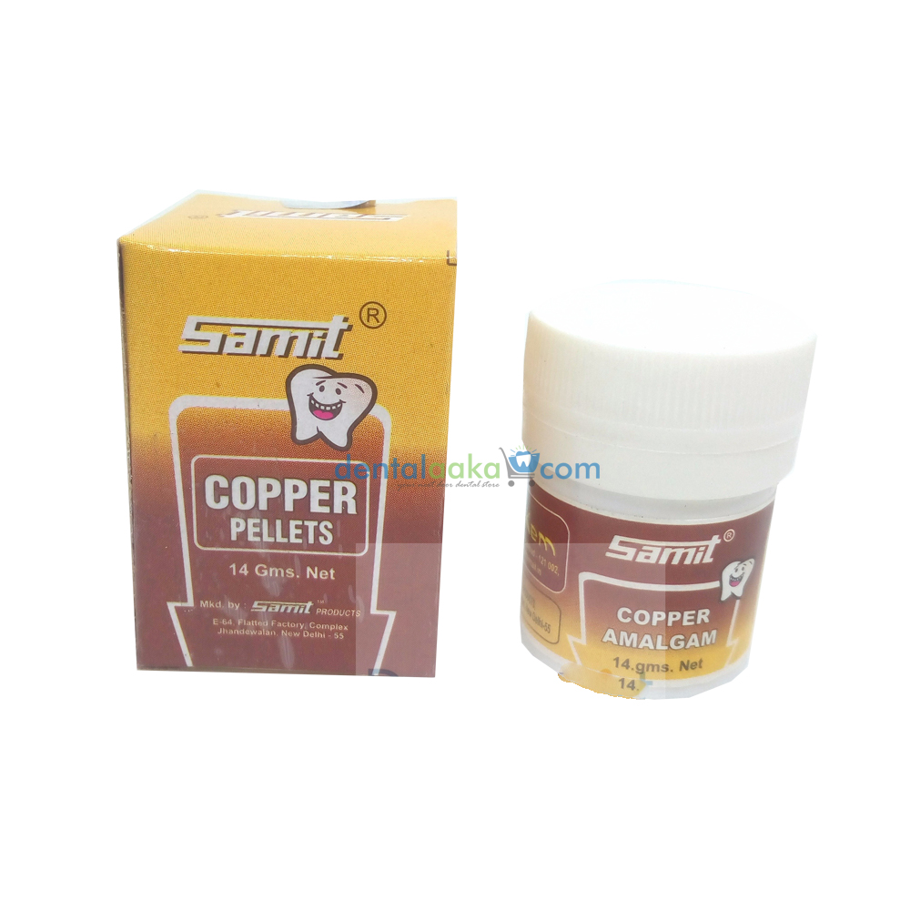 Buy SAMIT COPPER PELLETS (Copper Amalgam) Online at Best Price | Dentalaaka.com