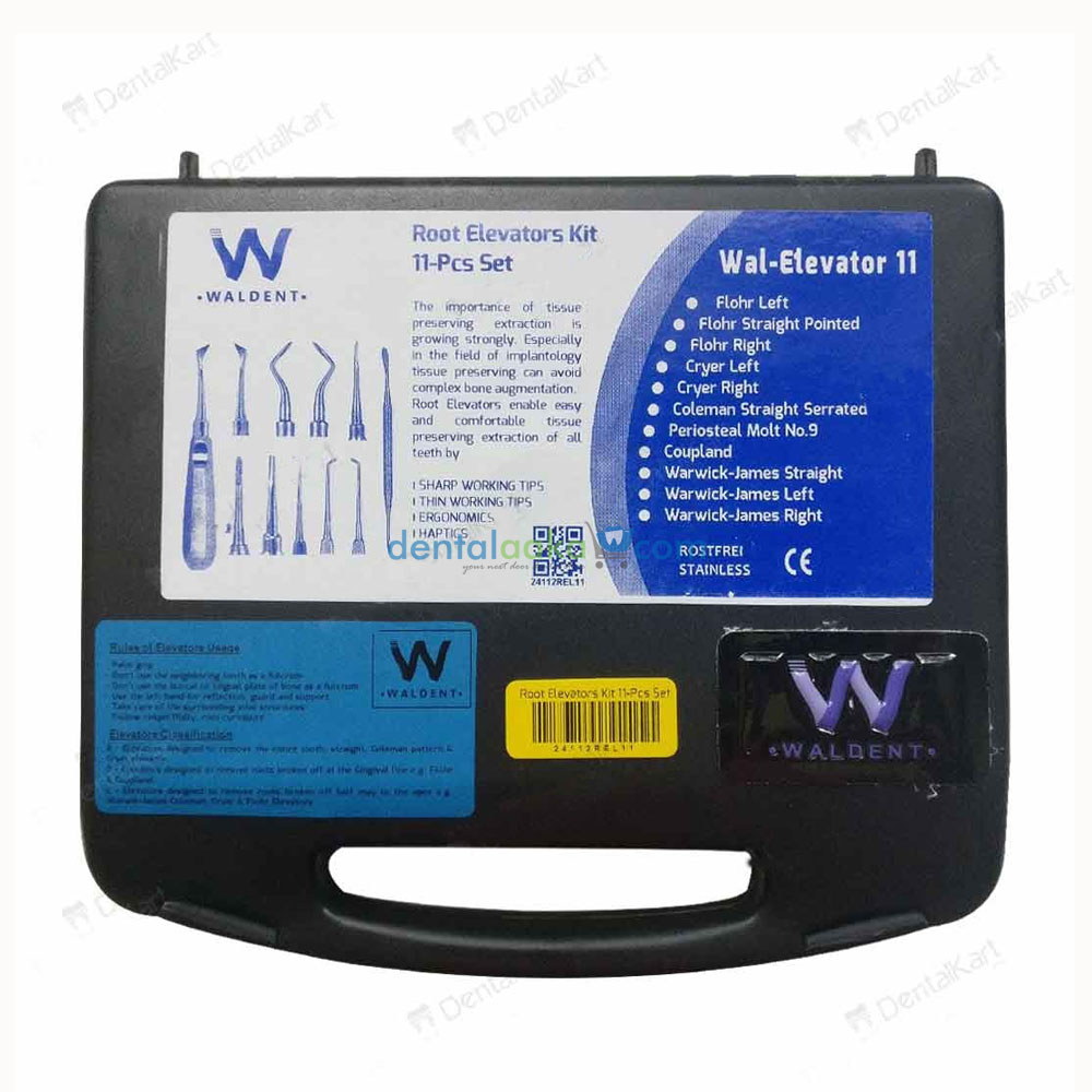 Buy WALDENT ROOT ELEVATOR INSTRUMENTS KIT SET OF 11 Online at Best Price | Dentalaaka.com