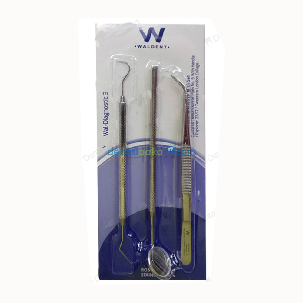 Buy WALDENT WAL-DIAGNOSTIC PMT SET INSTRUMENT KIT (DOUBLE ENDED) Online ...