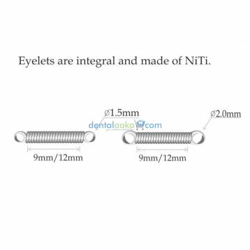 Buy D-TECH NITI CLOSED COIL SPRING EYELET Online at Best Price ...