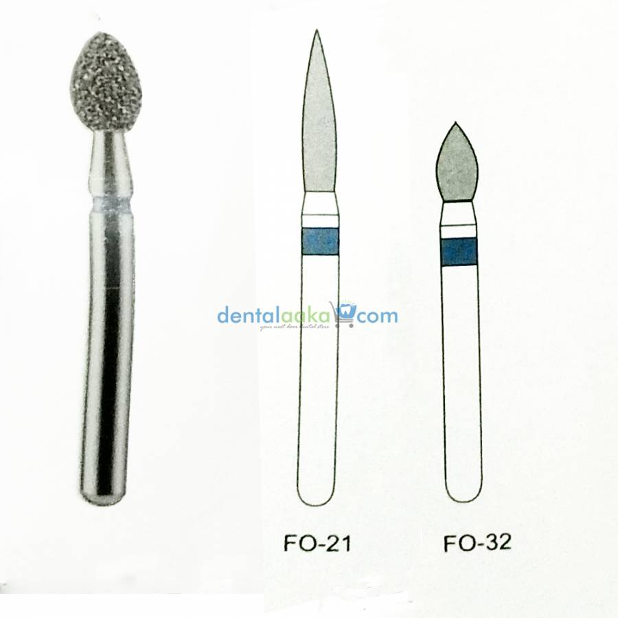 Buy D+Z Diamond Bur Medium, Bud FO Online at Best Price | Dentalaaka.com